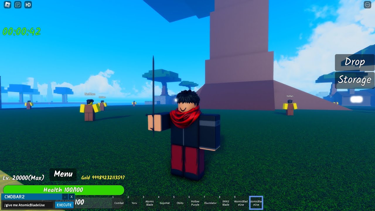 👑 ConRock Piece เเจกดาบ Atommic ไว้ฟาร์มเวล 1 เล่ม กดไลค์ถึง 100 ให้ ...