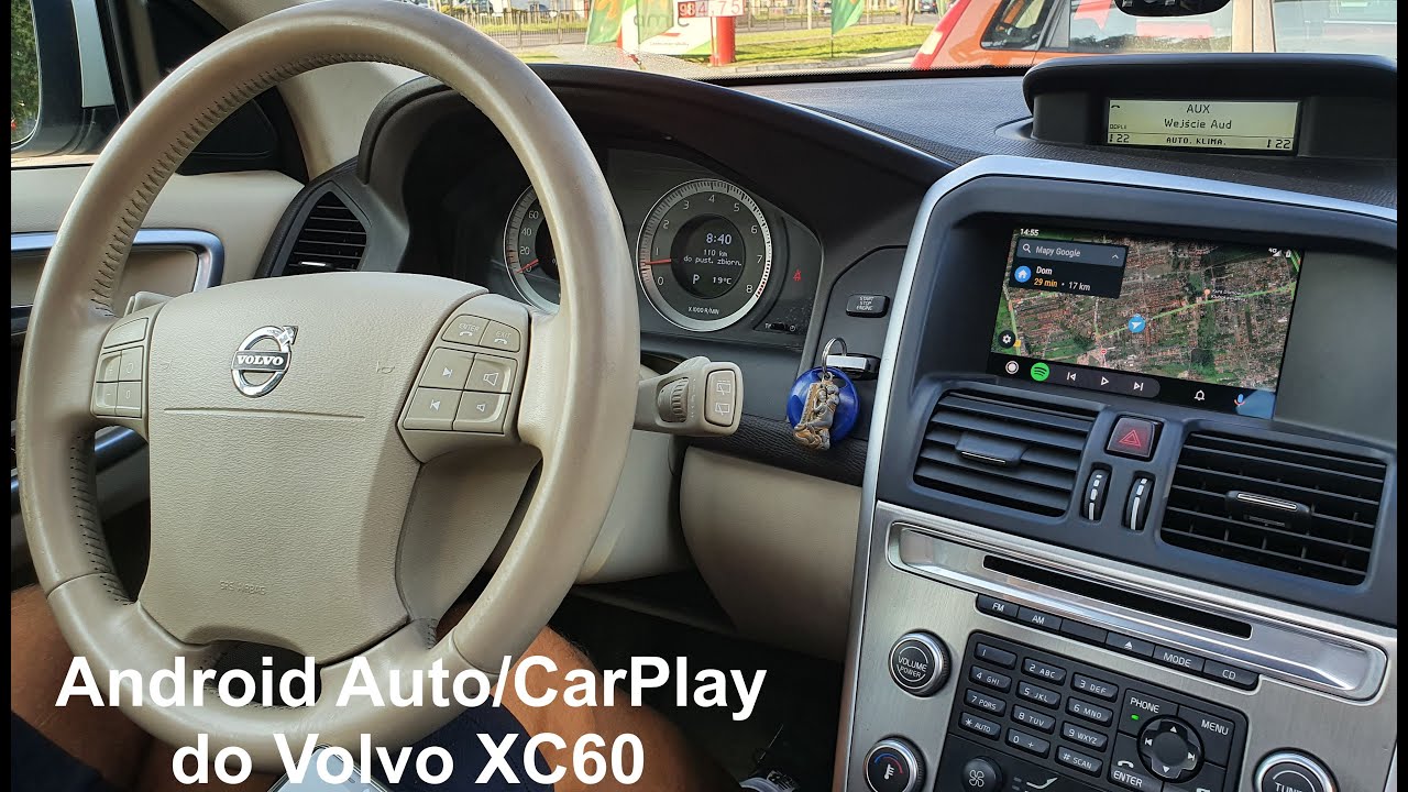 Android Auto / CarPlay i kamera cofania do Volvo XC60 - YouTube