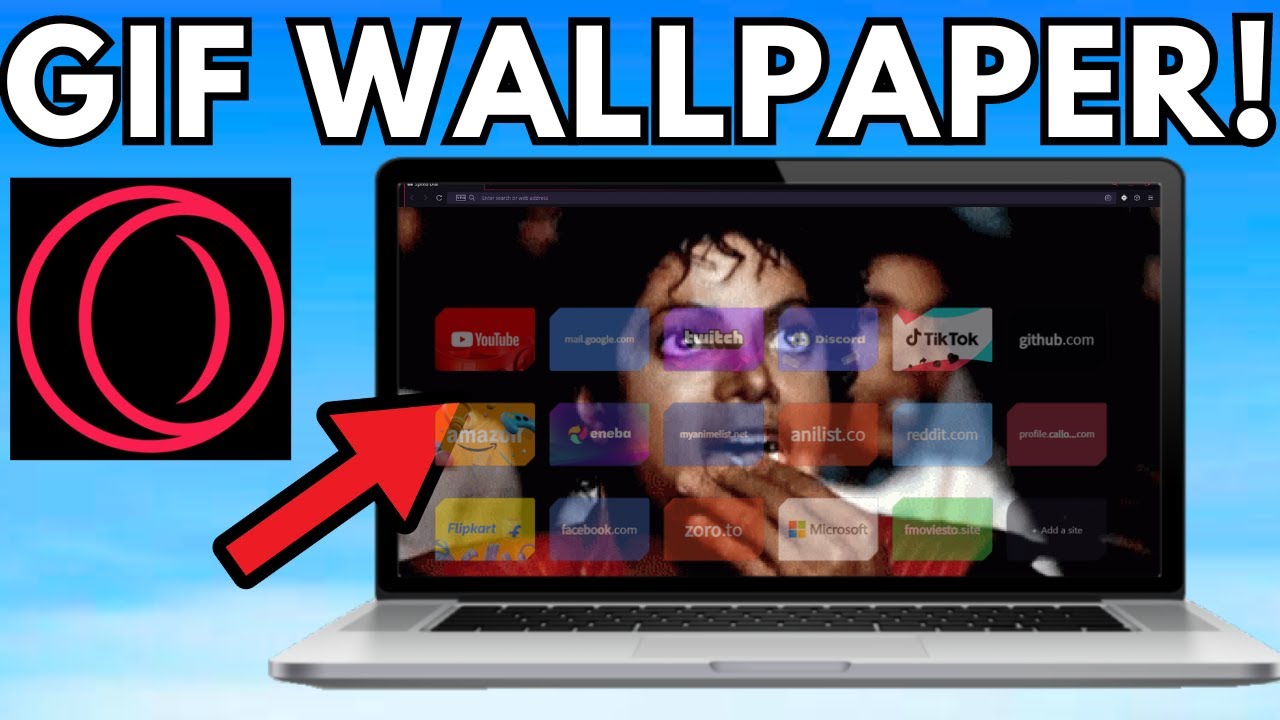 How To Put GIF As Your Wallpaper In Opera GX - YouTube