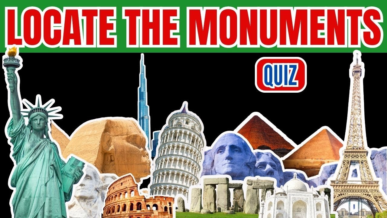 Quiz on World's Monuments🌍🏛️🕌 #Quiz Quiz, #gkquiz #geographyquiz - YouTube