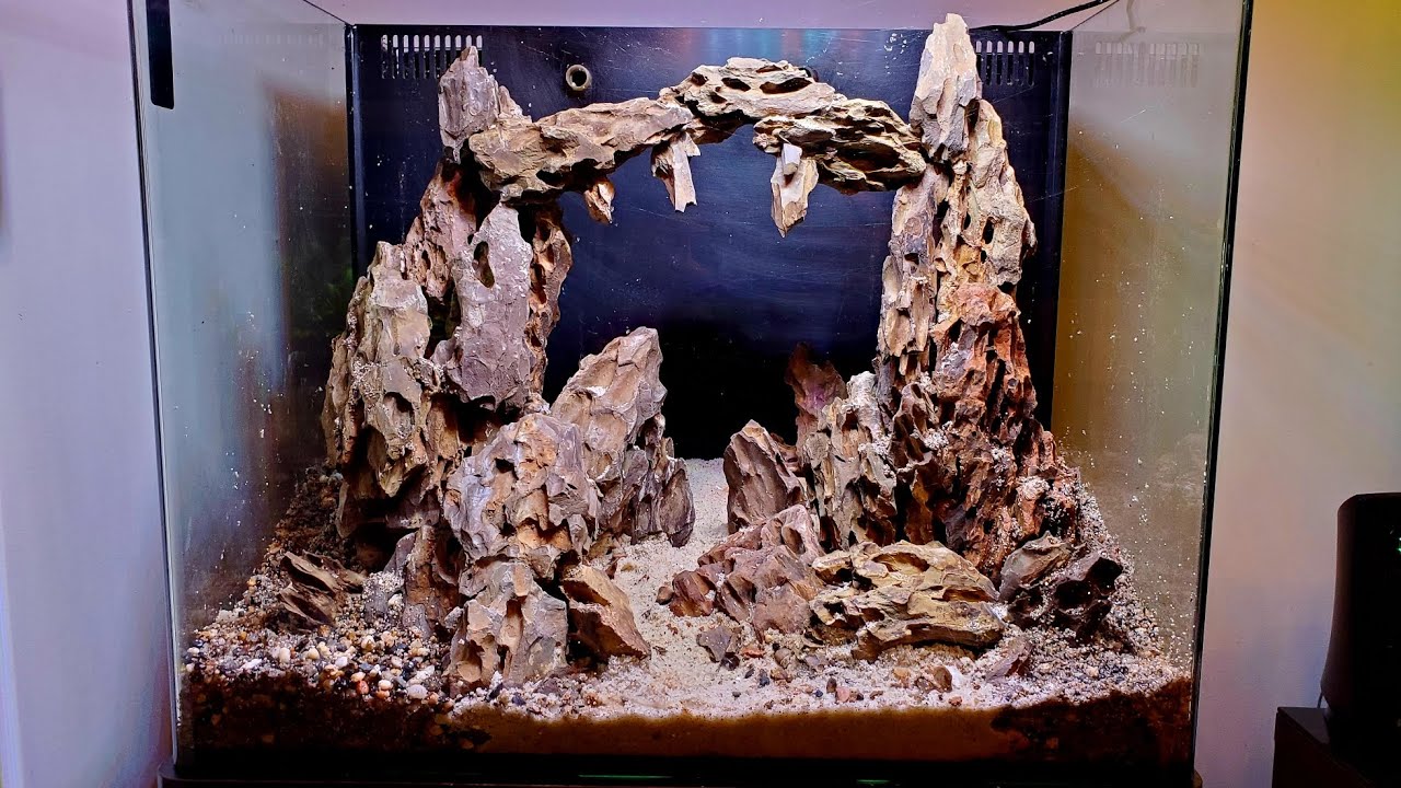 Dragon Rock AquaScape - Canyon Bridge (Episode 1 - Hard Scape) - YouTube