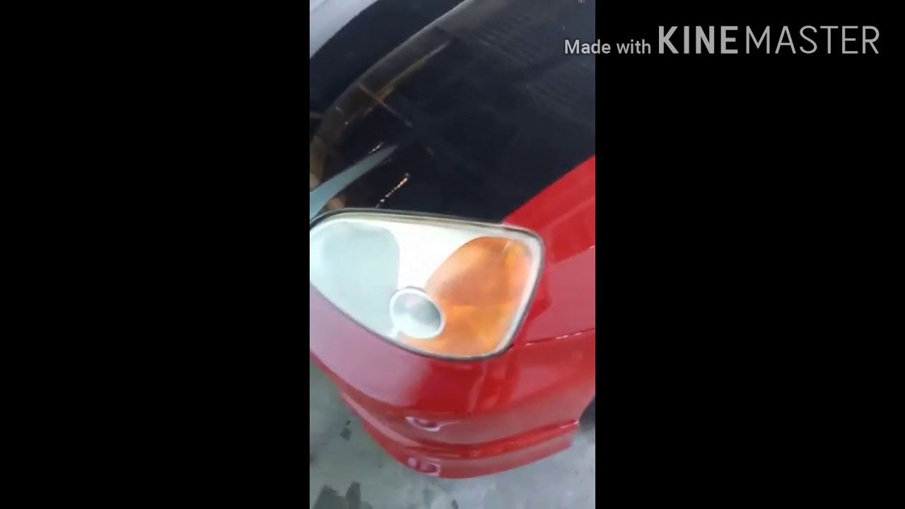 Sun Cracked Headlight Fixing Tutorial - YouTube