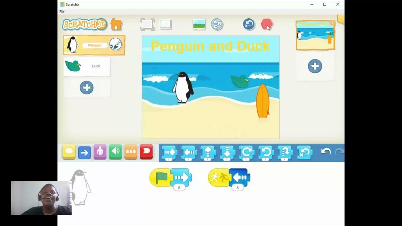 Programming Two Sprites using Scratchjr - YouTube