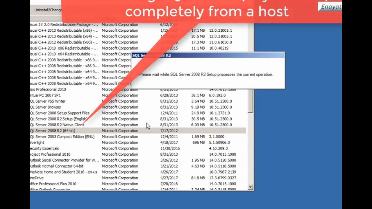 SQL instance removing from a host - step by step - YouTube