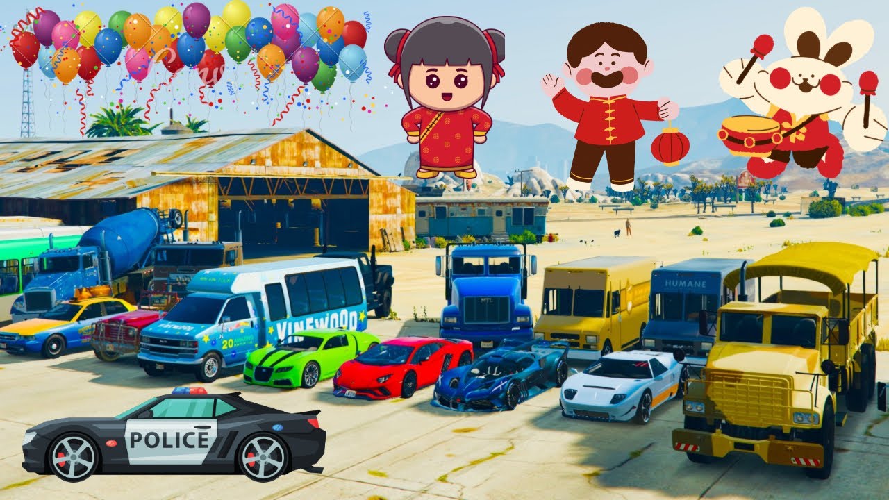 GTA 5 ! Car racing gameplay ! Having races for runway, Bus trucks cars ...