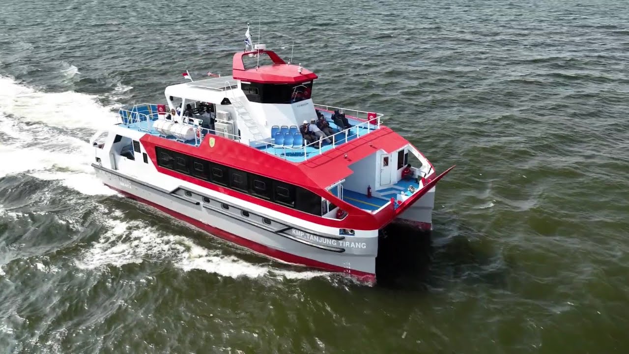 KMP Tanjung Tirang, a Waterbus Ro-Ro Catamaran Ferry (CATRO 2008) for ...