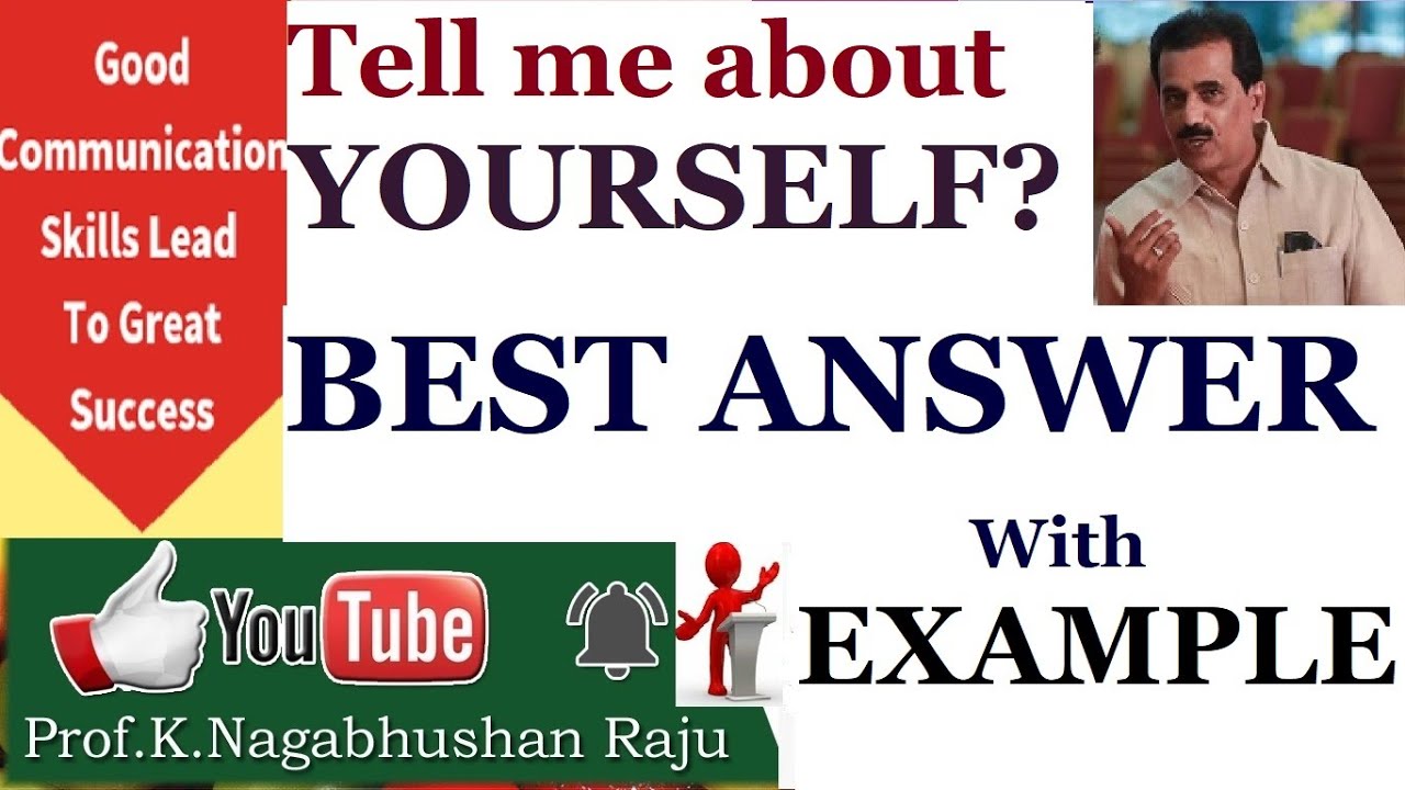 Tell me about Yourself | Most Common Interview Question | Best Possible ...
