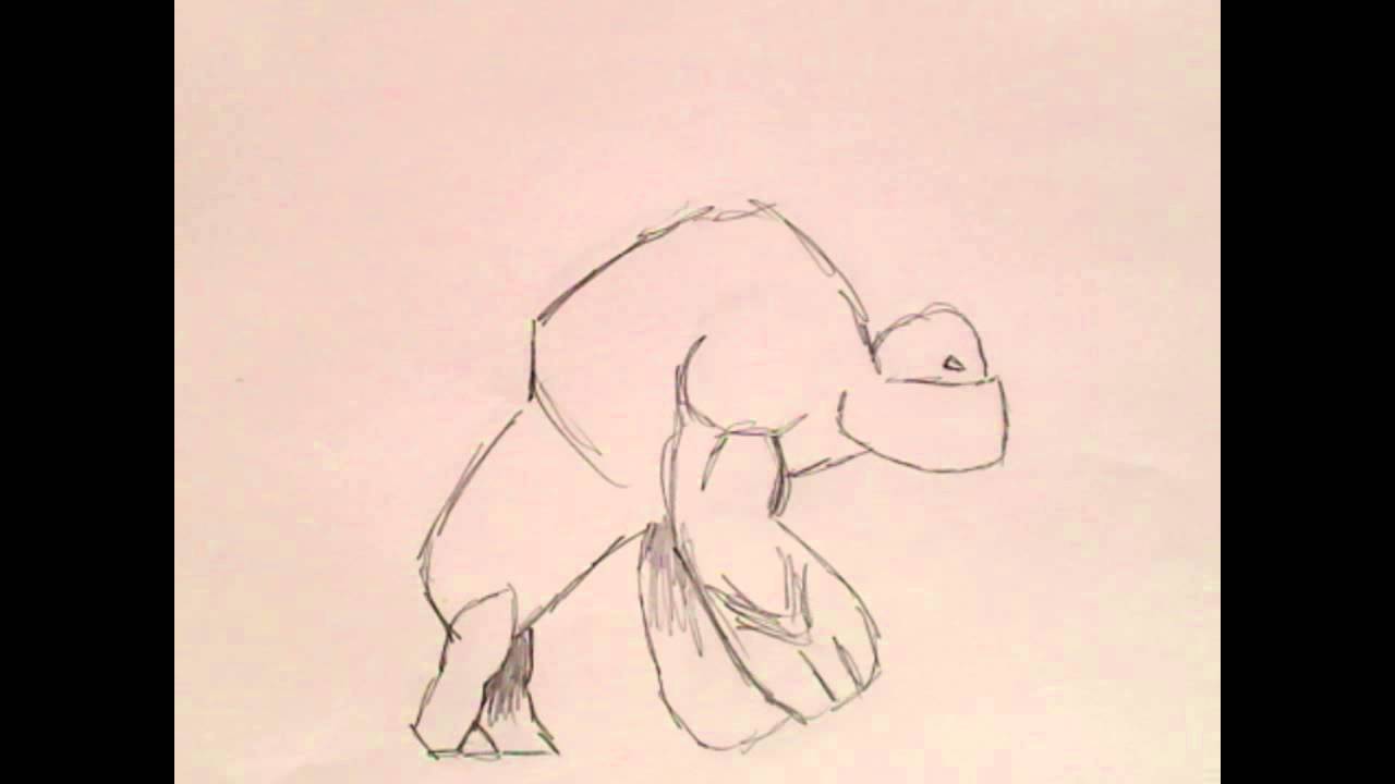 Principles of Animation I: Monster Walk Cycle - YouTube