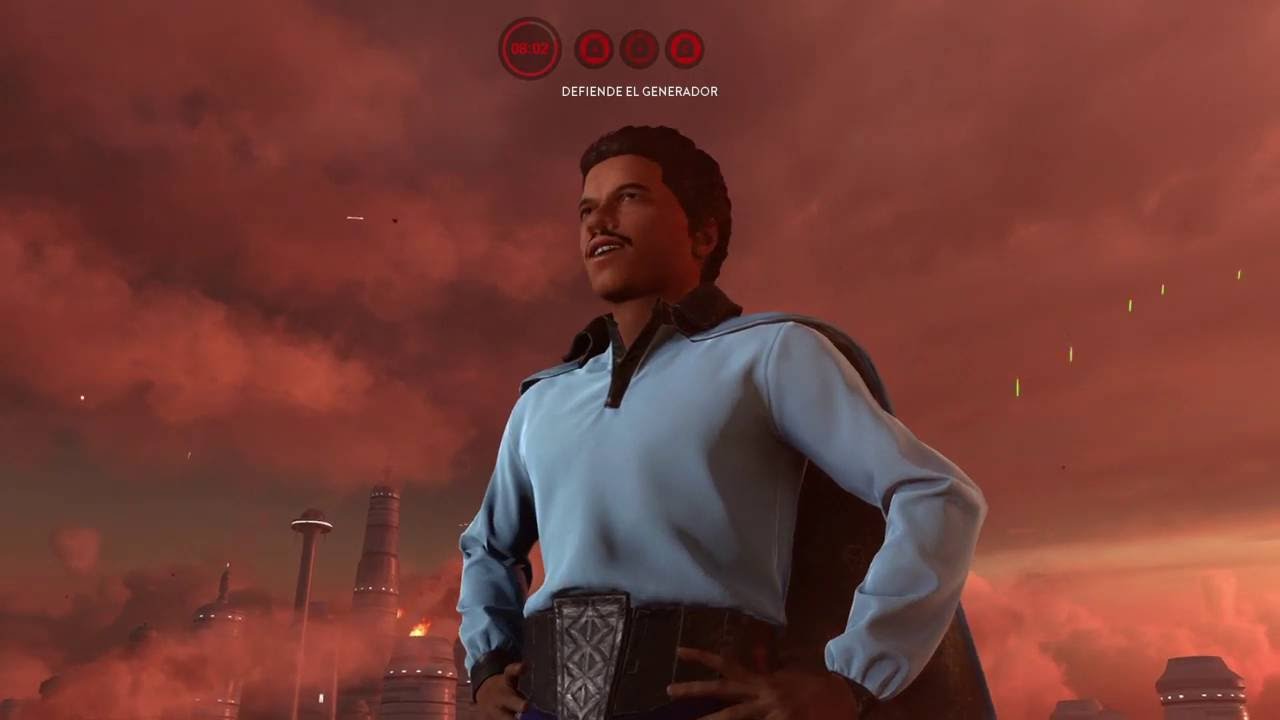 STAR WARS Battlefront | Jugando como Lando Calrissian en Bespin - YouTube