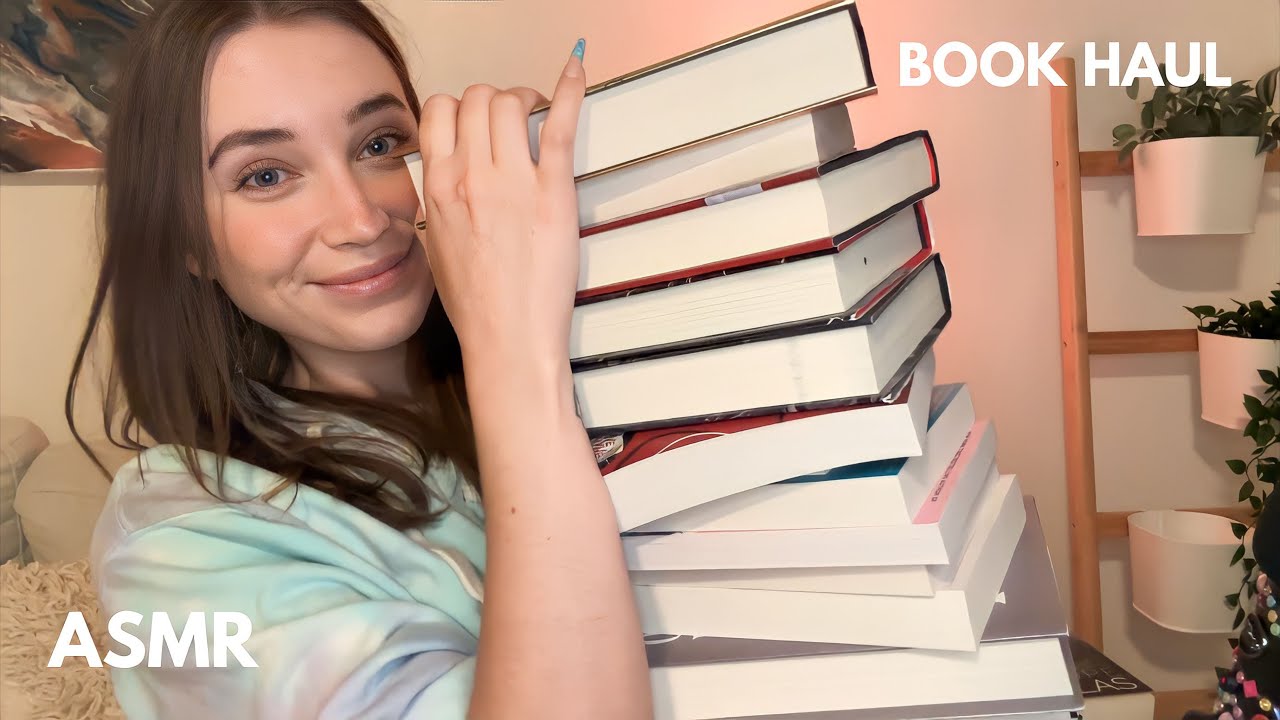 Asmr π Big Book Haul Tapping Scratching Whispering οΈ Youtube
