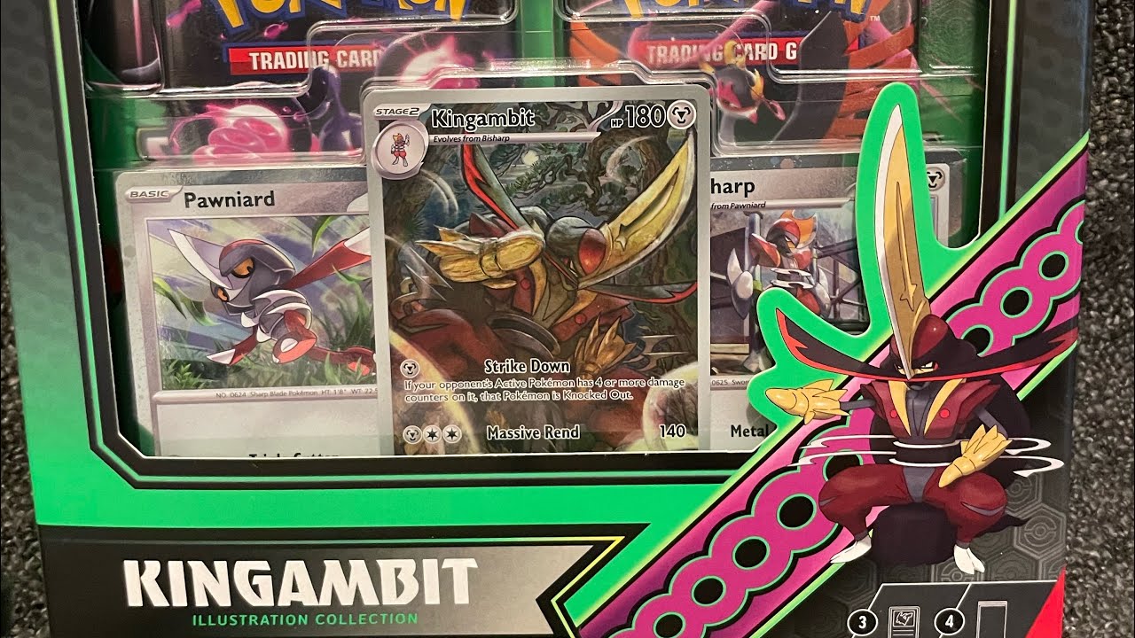 Pokemon kingambit box set - YouTube