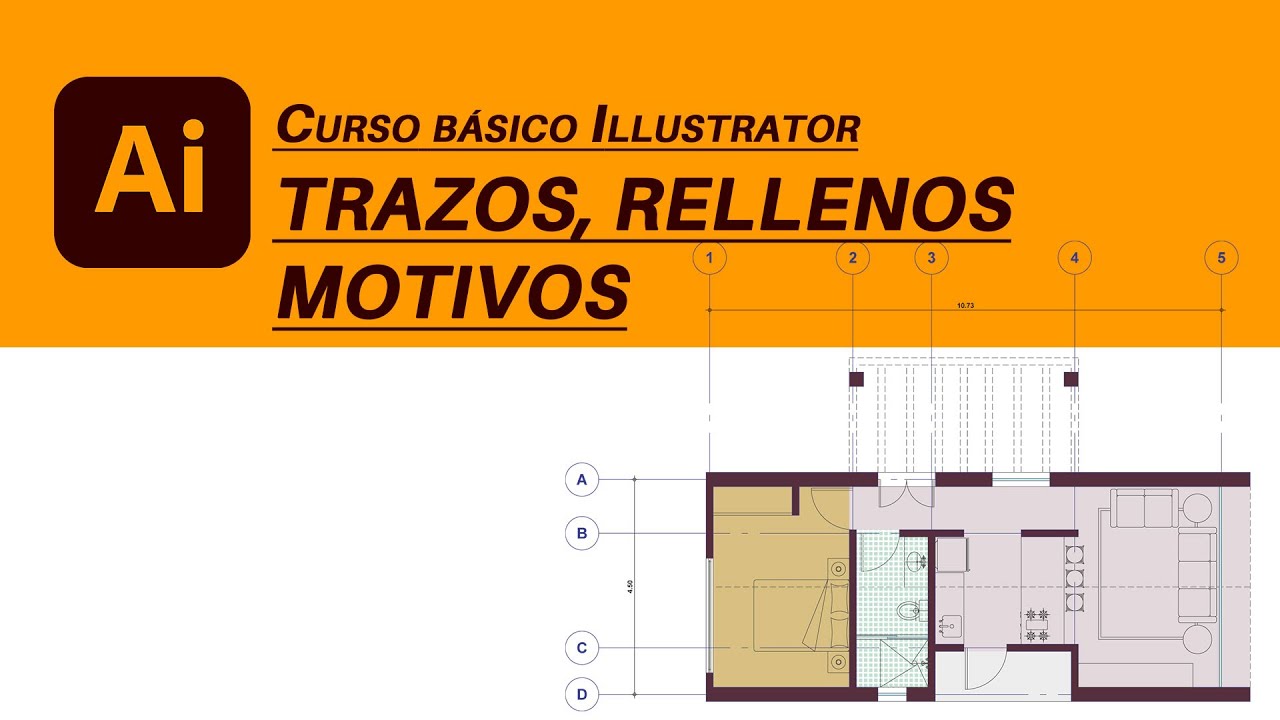 EA3. ILLUSTRATOR PARA LAMINAS. C02 TRAZO, RELLENOS Y MOTIVOS - YouTube