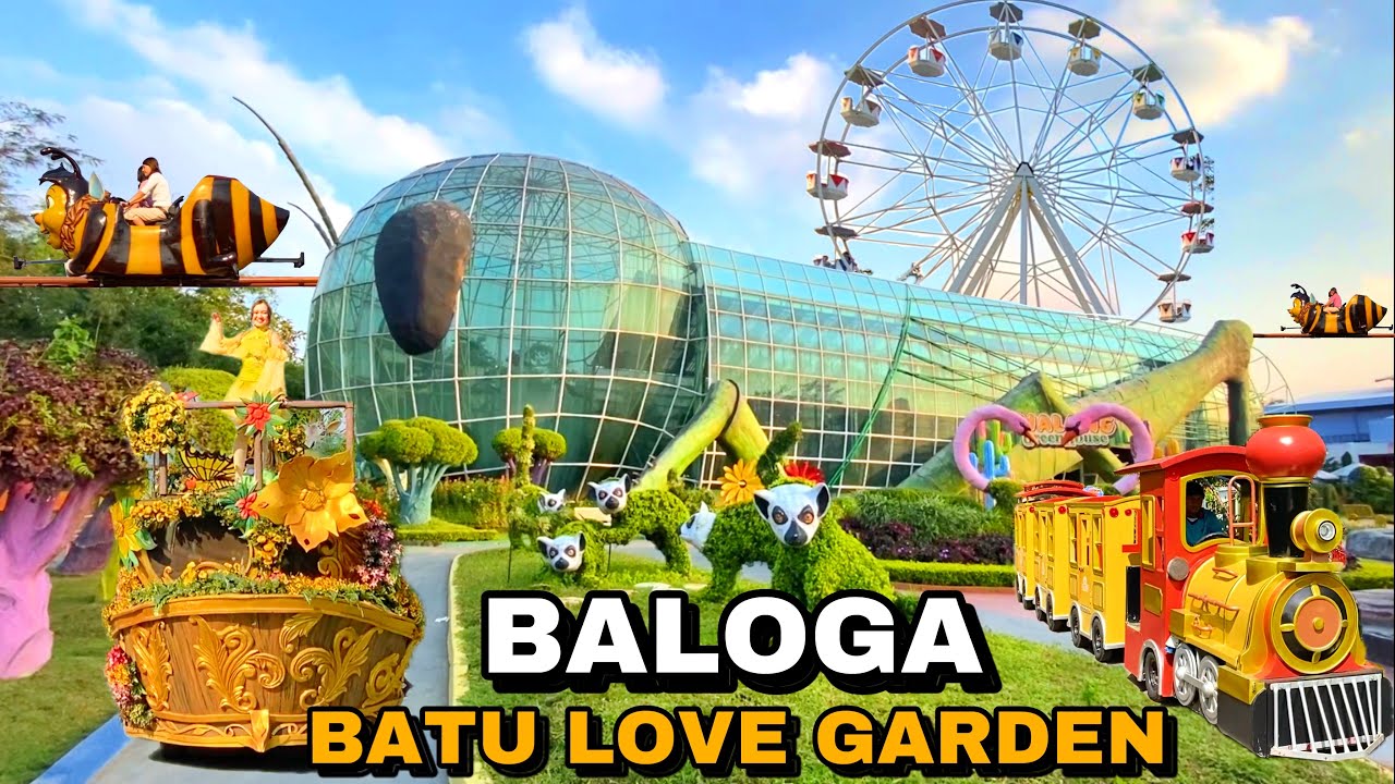 BALOGA BATU LOVE GARDEN TERBARU FULL REVIEW WISATA BALOGA JATIM PARK 4 ...