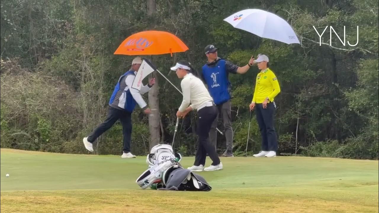 윤이나 Ina Yoon LPGA Q-Series 4R 16번홀 버디 #윤이나 #lpga #golf - YouTube