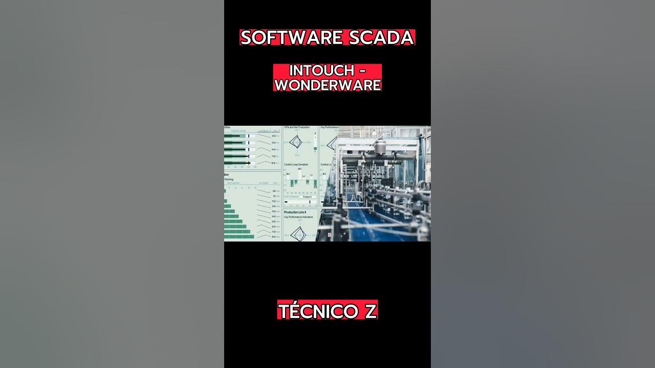 Software SCADA - Intouch - Wonderware - YouTube