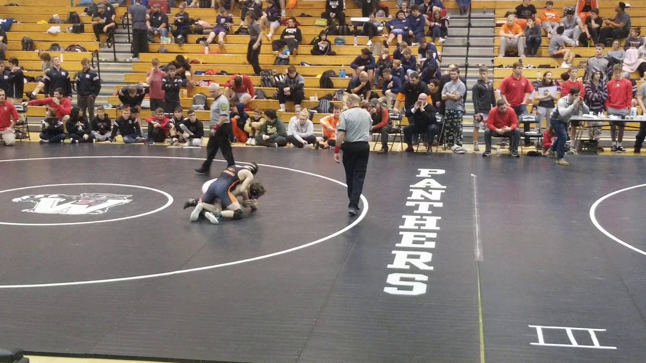 2020 Hoosier Conference Tournament: 01/18/2020, Match 3 - YouTube