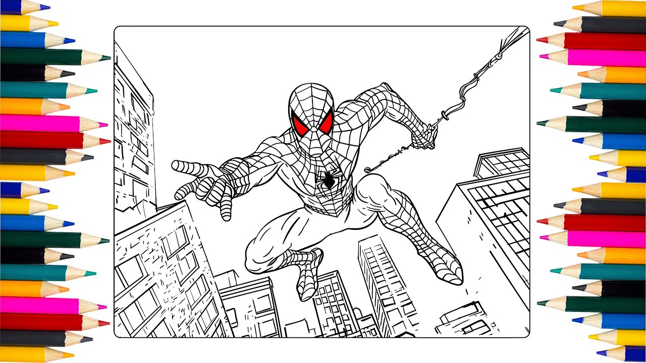 See How Spider-Man Gets His Colors In 13 Minutes! - YouTube