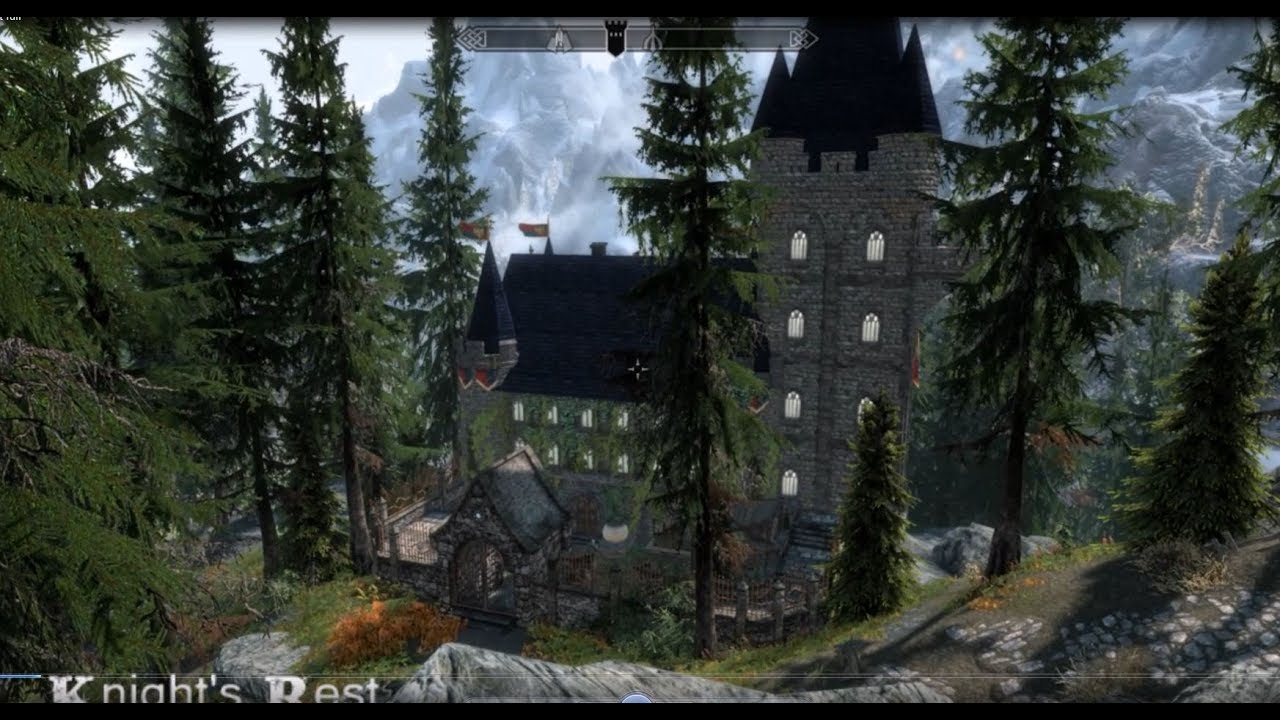 Knight's Rest - Skyrim Special Edition House Mod for PC - YouTube