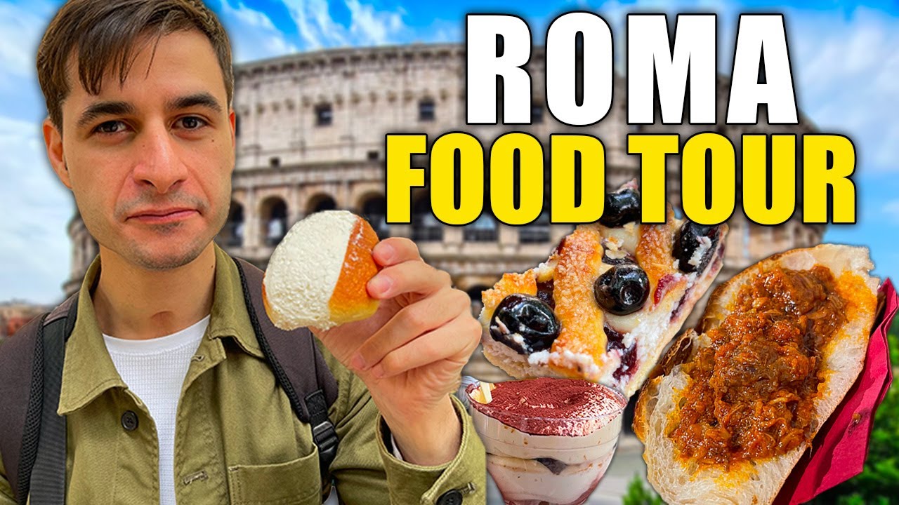 ROMA FOOD TOUR | Dove mangiare a Roma | Street Food Roma - YouTube