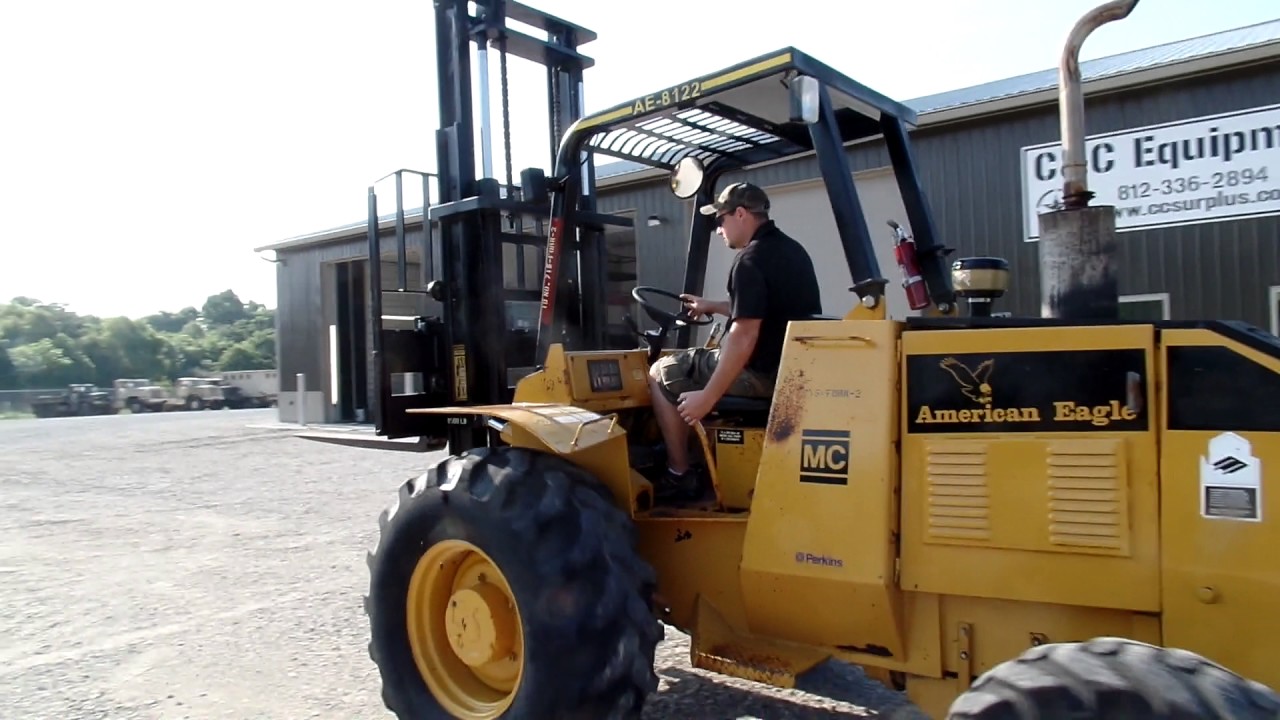 2002 Master Craft AE8122 Fork lift C&C Equipment 4x4 Ex Government ...