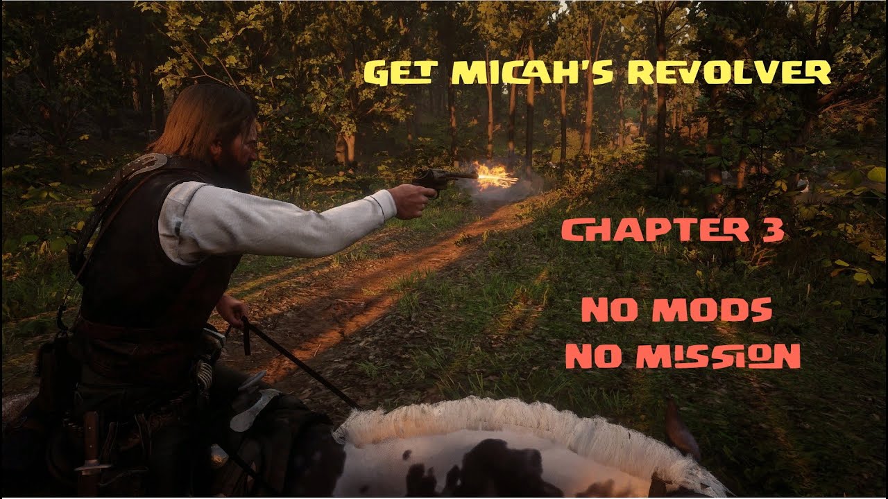 RDR2 - GET MICAH'S REVOLVER EARLY (No mission or mod) - YouTube
