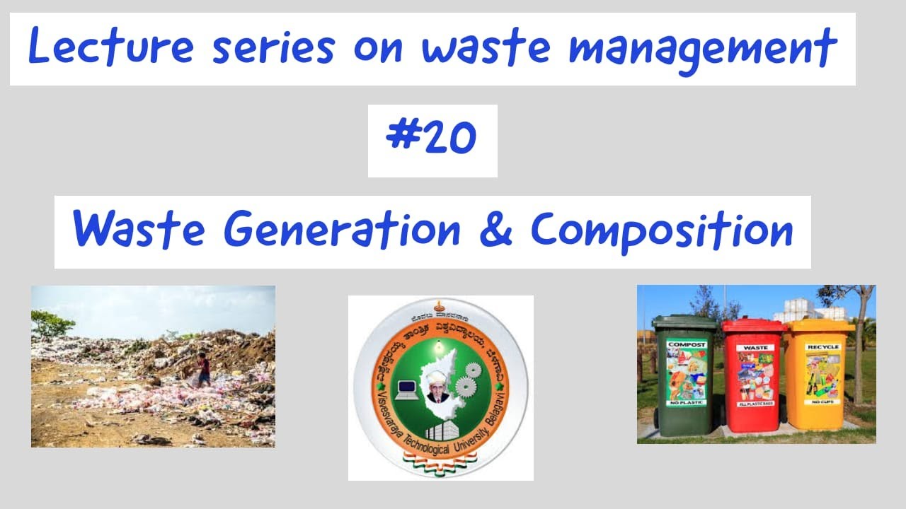 Waste composition || Waste Generation|| factors affecting waste ...
