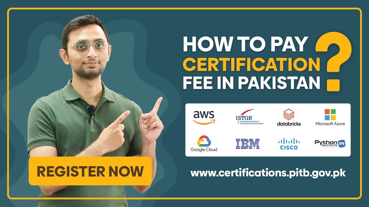 How to Pay Certification Exam Fee in Pakistan | Get Full FEE ...