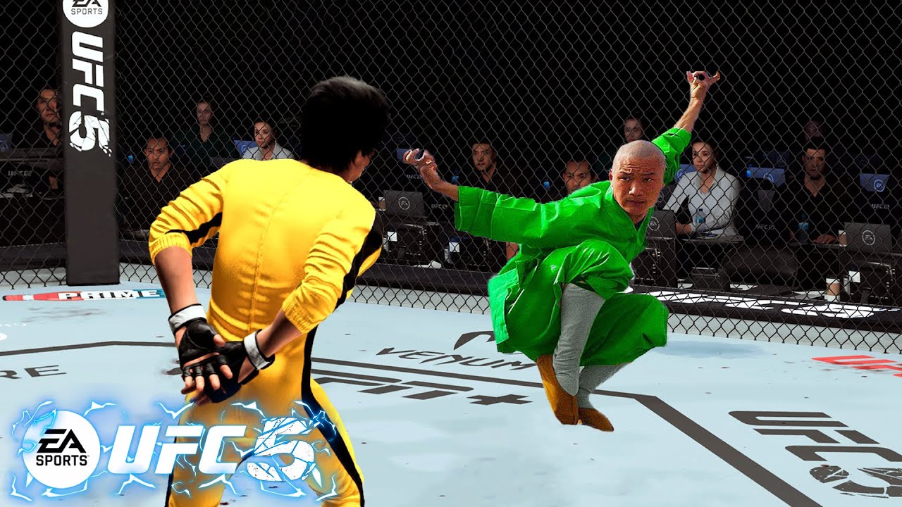 UFC5 Bruce Lee vs Shaolin Monkey EA Sports UFC 5 PS5 - YouTube