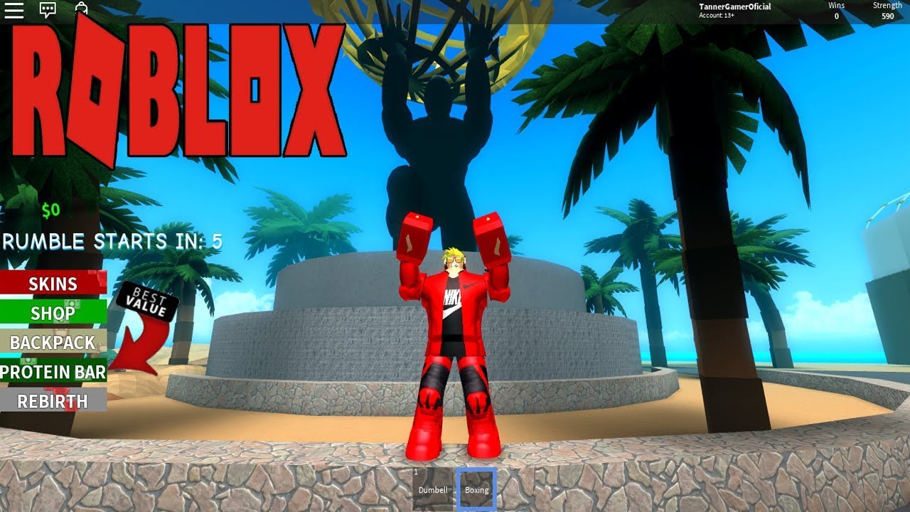 Roblox: Boxing Simulator 2 - A NOVA academia, mas SÓ de BOXE !!! - YouTube