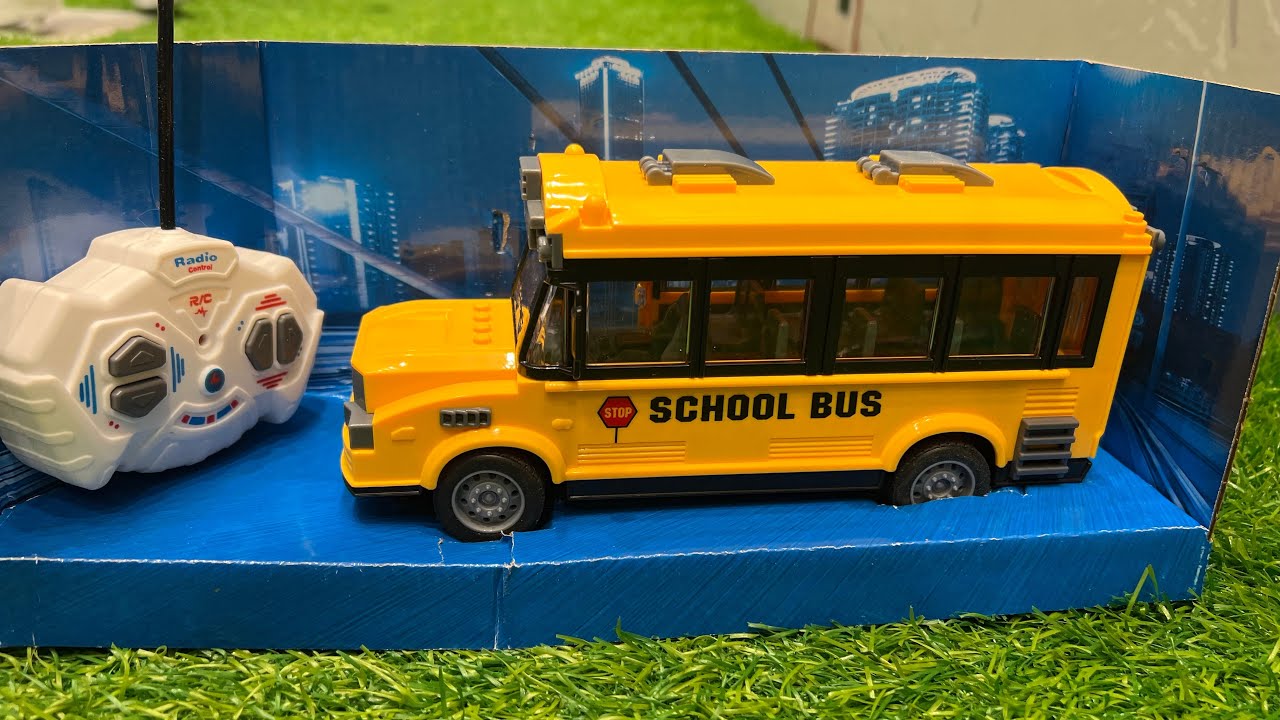 Remote Control School Bus Rc school bus unboxing Vikram Rajput Vlogs ...