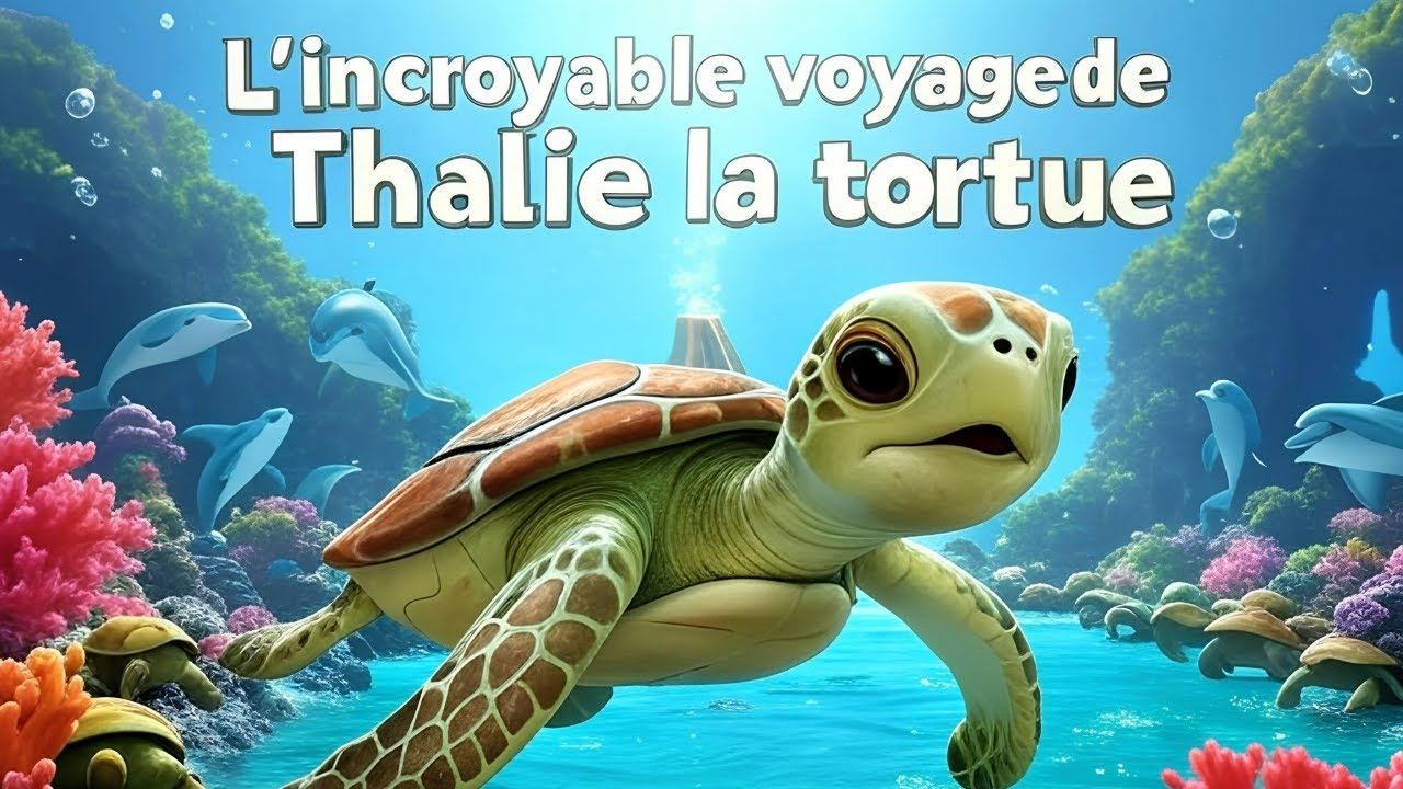 L'incroyable voyage de Thalie la tortue 🐢 🌊 Histoire pour s'endormir ...