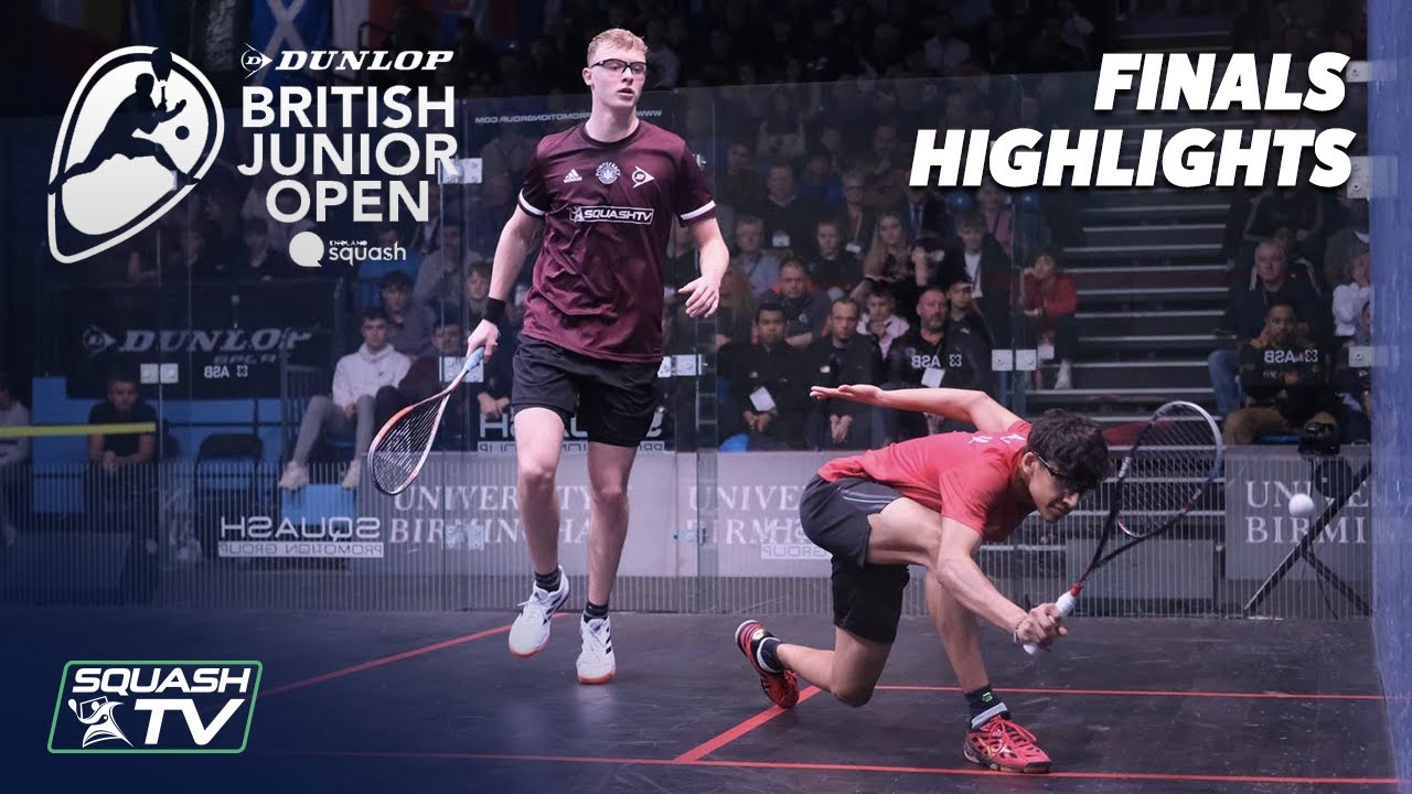 Squash: Dunlop British Junior Open 2020 - U17 & U19 Finals Highlights ...