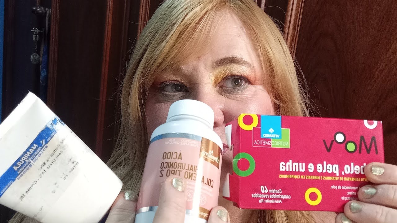 ÁCIDO HIALURÔNICO, COLAGENO, VITAMINA C, VITAMINA MOOV PARA CABELOS, PELE E UNHA #estetica - YouTube