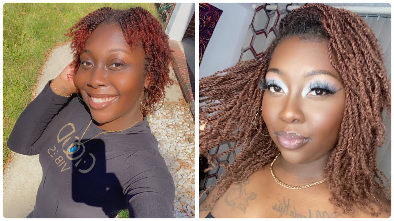 Microloc Extensions| 100% Human Afro Kinky Bulk Hair| Exy Hair - YouTube