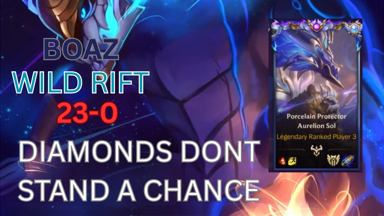 Insane RANK 1 Aurelion Sol Wild Rift! Destroys Diamond Players - YouTube