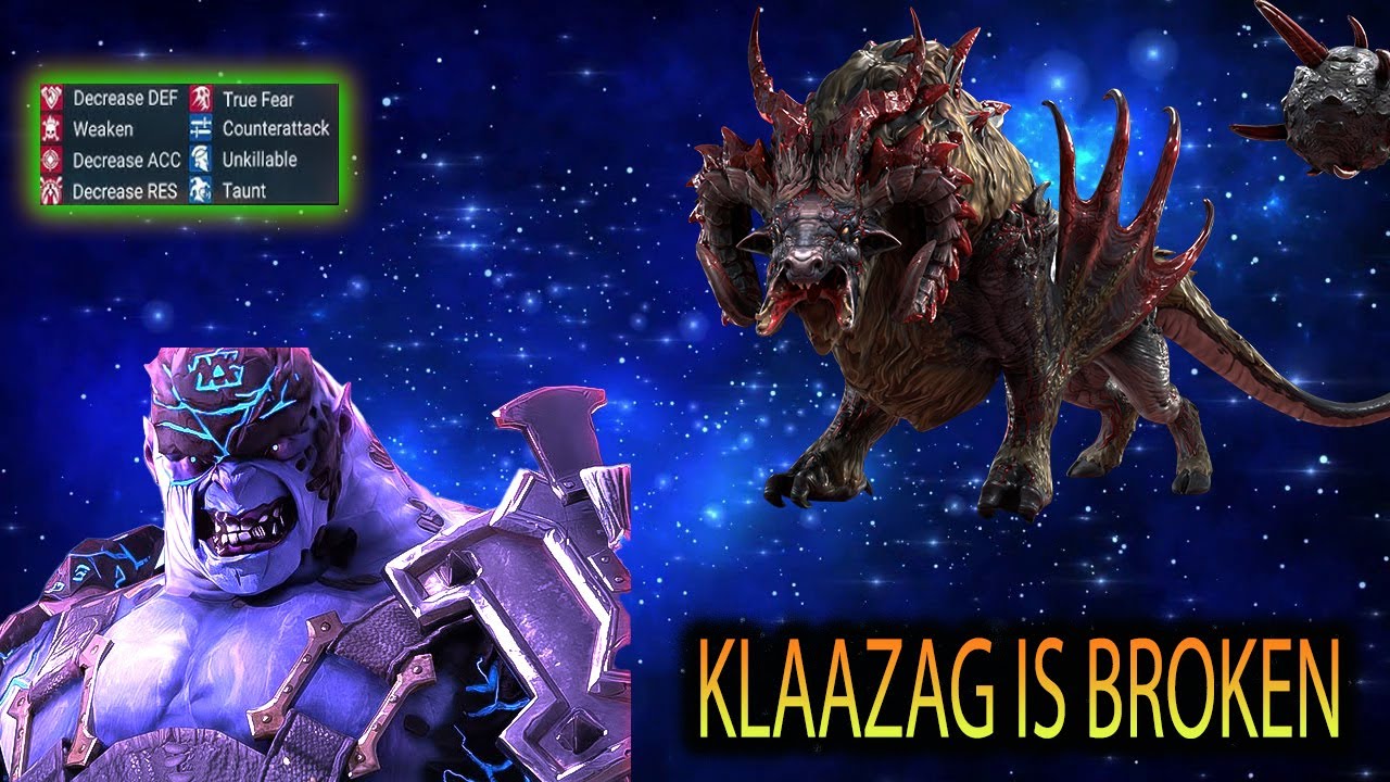 Klaazag is a MONSTER in Chimera | RAID: Shadow Legends - YouTube