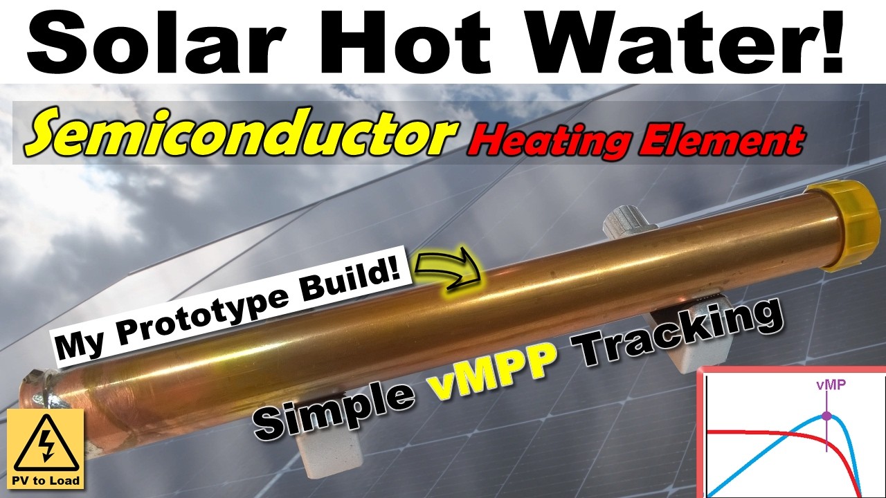 I built a PV DC Semiconductor Immersion Water Heating Element! diode ...