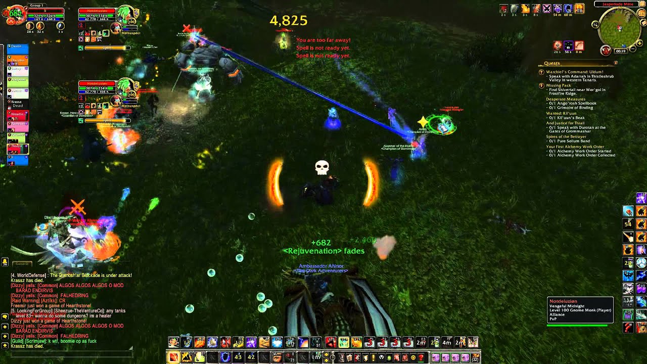 Wpvp archive: vs Vengeful Midnight | tower Azora (WoD) - YouTube