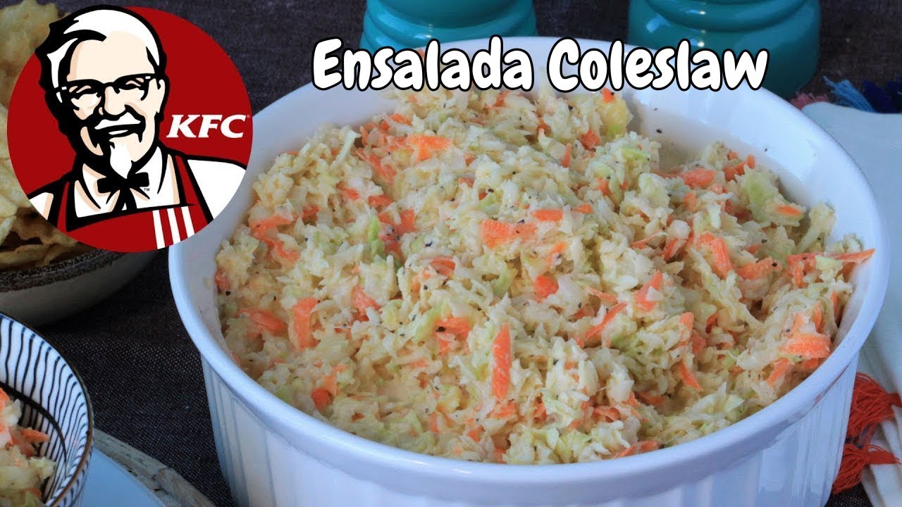 Ensalada de Col al estilo KFC, ensalada Coleslaw de Kentucky Fried ...