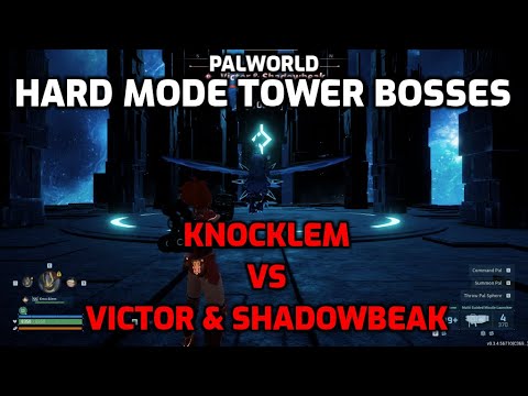 Palworld: Knocklem Vs Victor & Shadowbeak Hard Mode | NO GOBFINS ...