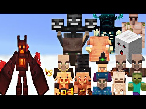 The Minecraft all mobs vs nether keeper fight finally revealed # ...