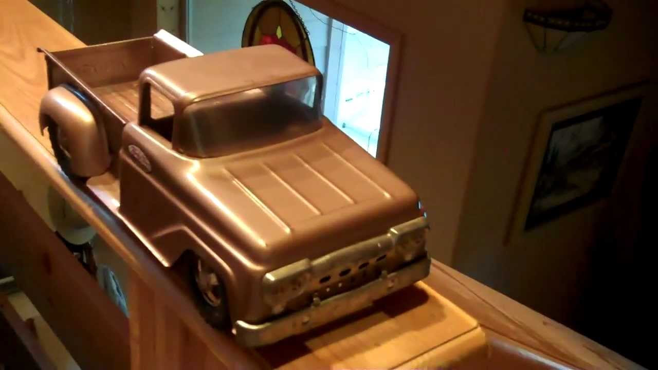 1958 Custom Tonka Pickup Truck - ORIGINAL PAINT - YouTube