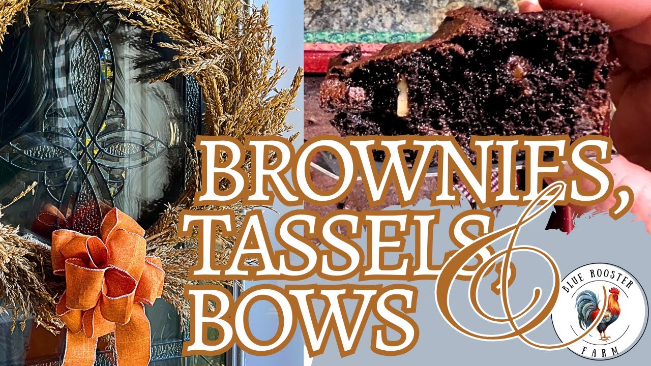 A Cozy Fall Craft & My New Favorite Homemade Brownies\Corn Tassel ...