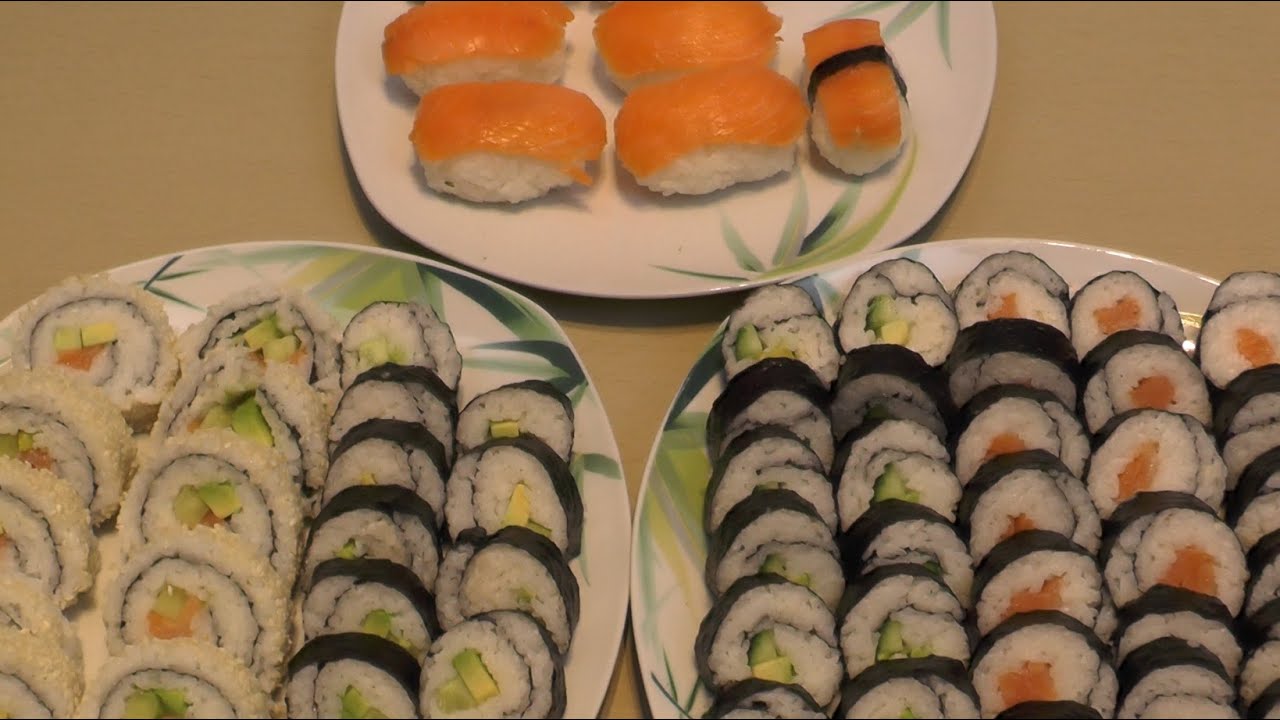 Asia Special 18! 3 Arten Sushi - Nigiri, Maki, Calofornia Roll - Freaky ...