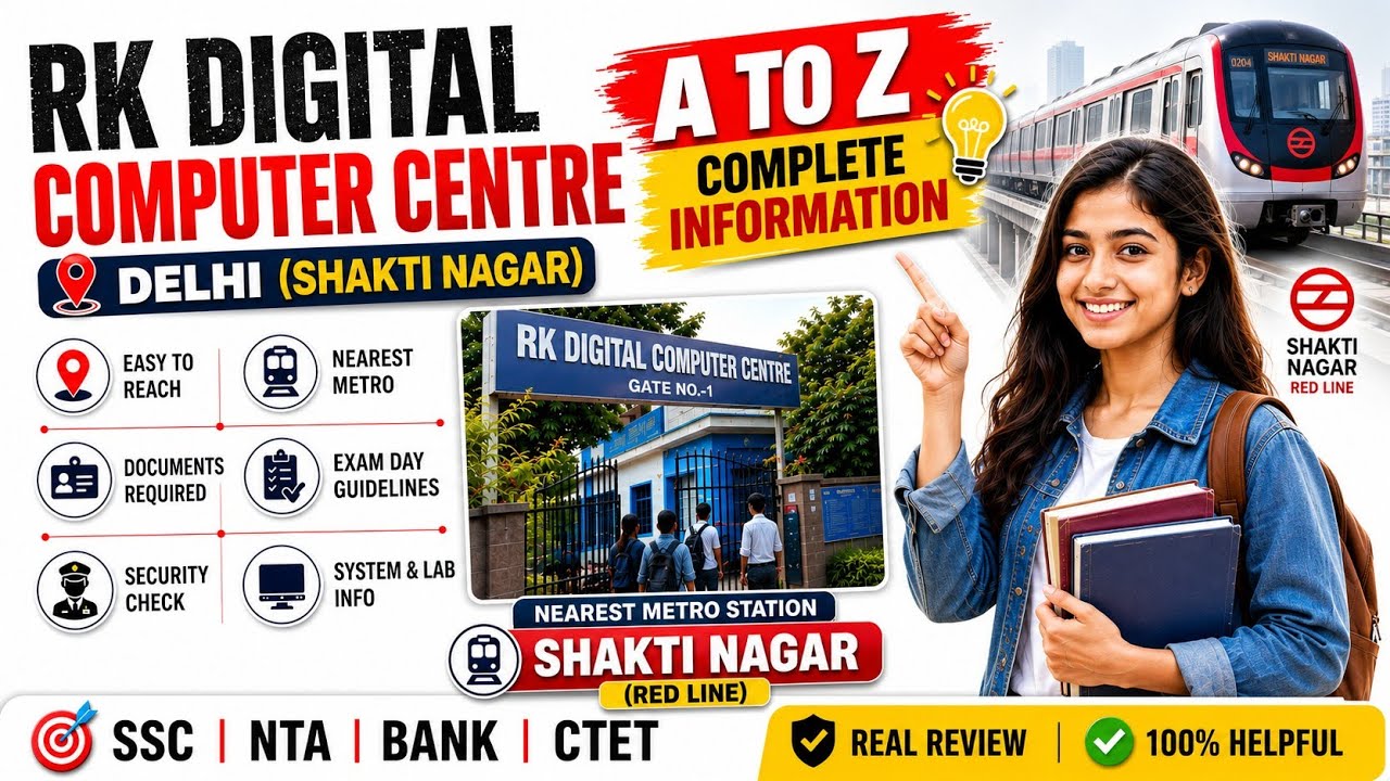 How to Reach RK Digital Computer Centre 1&2 Shakti Nagar - 110007 ...