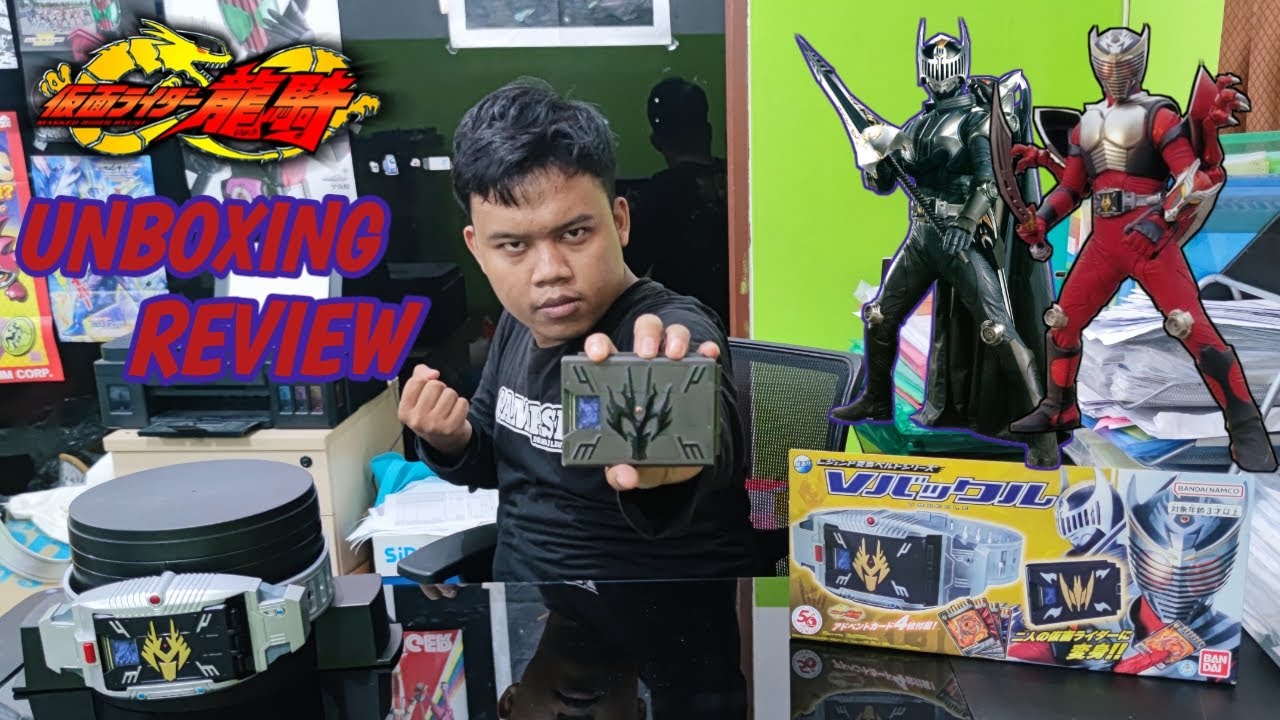 UNBOXING + REVIEW LEGEND HENSHIN BELT SERIES KAMEN RIDER RYUKI V BUCKLE ...