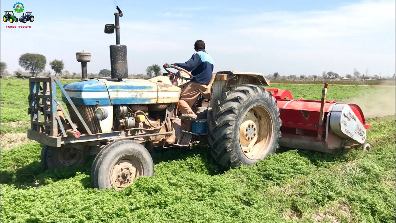 Potato Haulm Topper | Ford 4610 | Haji Sons Chiniot - YouTube