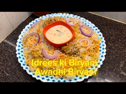 Awadhi Biryani | Awadhi Pulao Recipe | Idrees Biryani Lucknow - YouTube