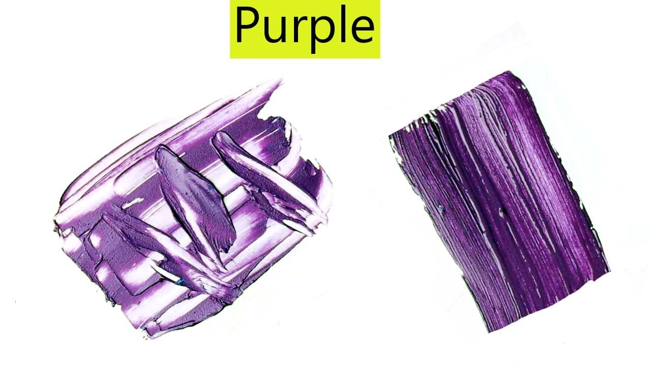 Purple Color - How To Make Purple Color - Color Mixing Video - YouTube