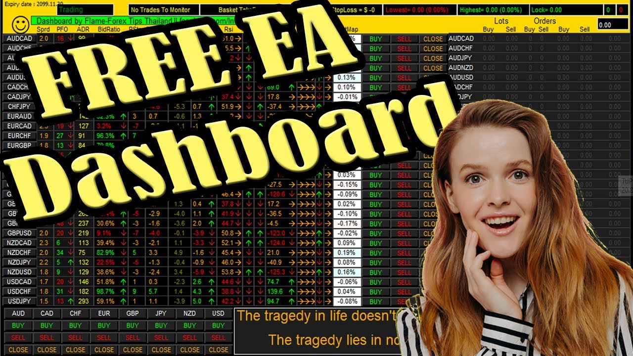 Free EA Dashboard MT4 - YouTube